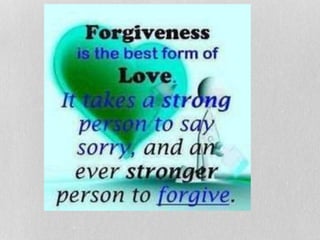Forgiveness value | PPTX