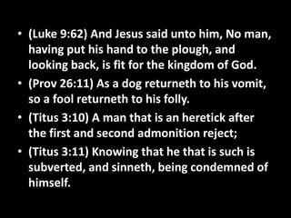 Forgiveness and fellowship | PPTX | Christianity | Religion & Spirituality