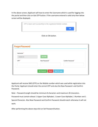 Forgot password | PDF