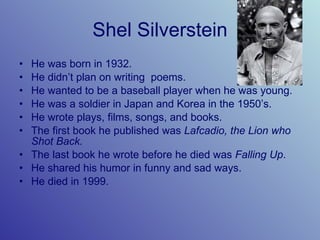 Forgotten Language Shel Silverstein | PPT