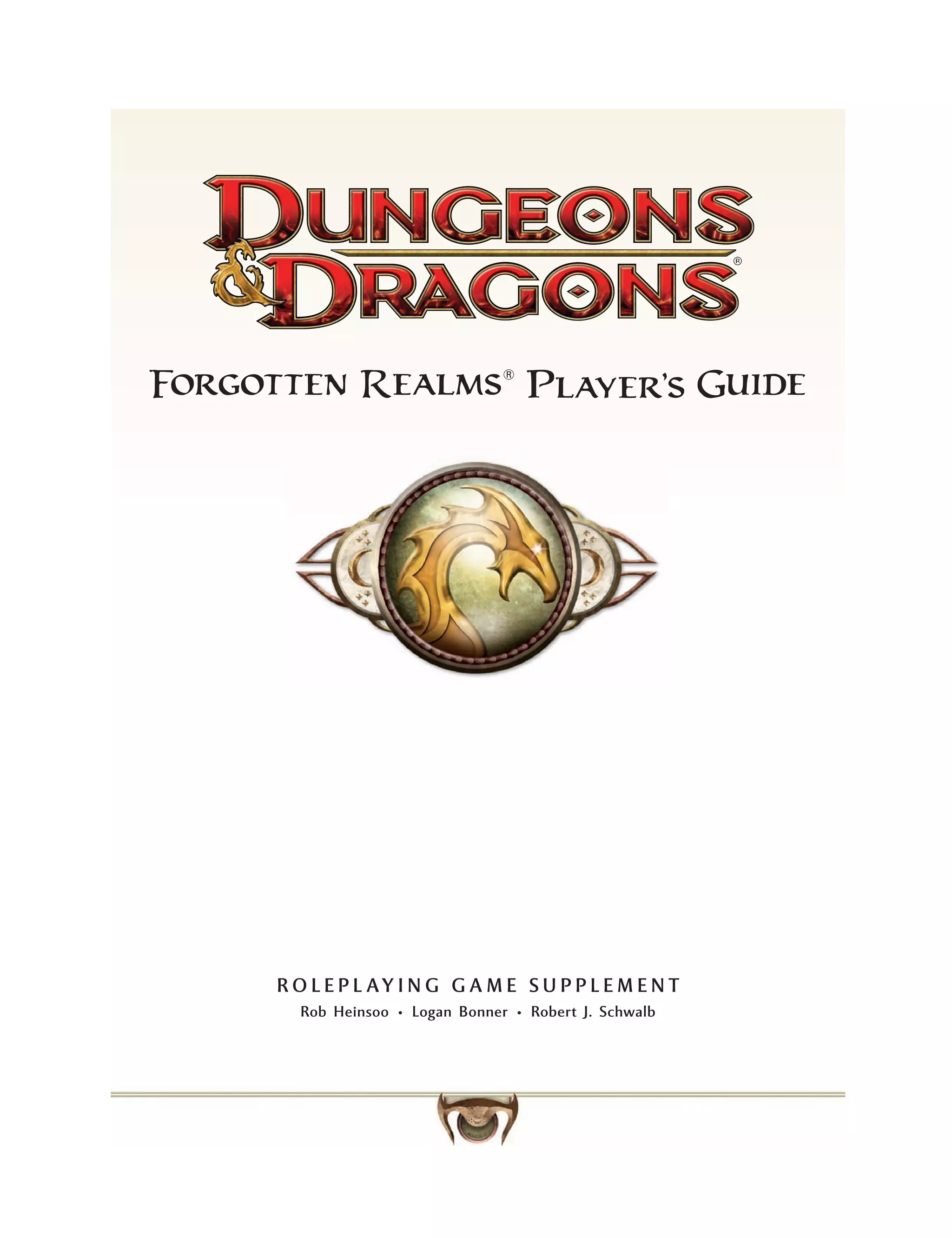 Forgotten Realms Players Guide | PDF