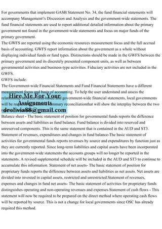 For governments that implement GASB Statement No. 34, the fund finan.pdf