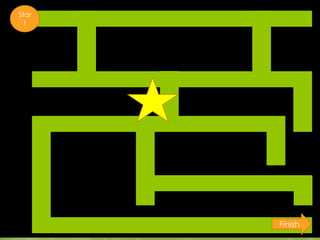 Sample Maze Game in Power point | PPTX