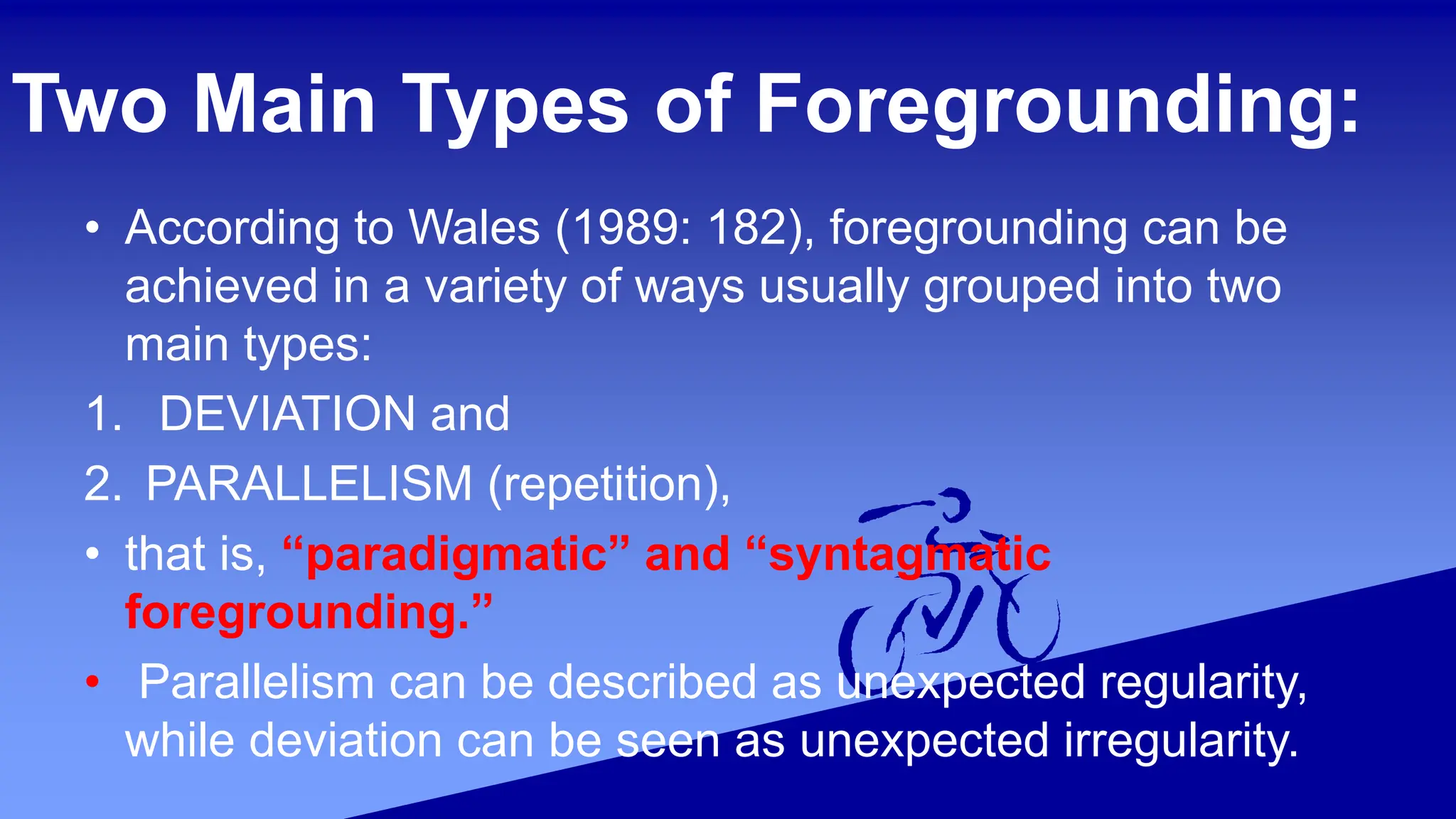 Forgrounding stylistics. PPTX PowerPoint | PPTX