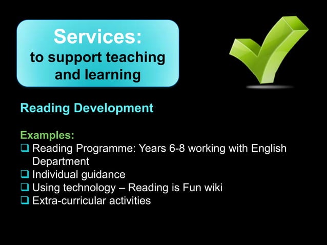 Library Services presentation | PPTX | Education