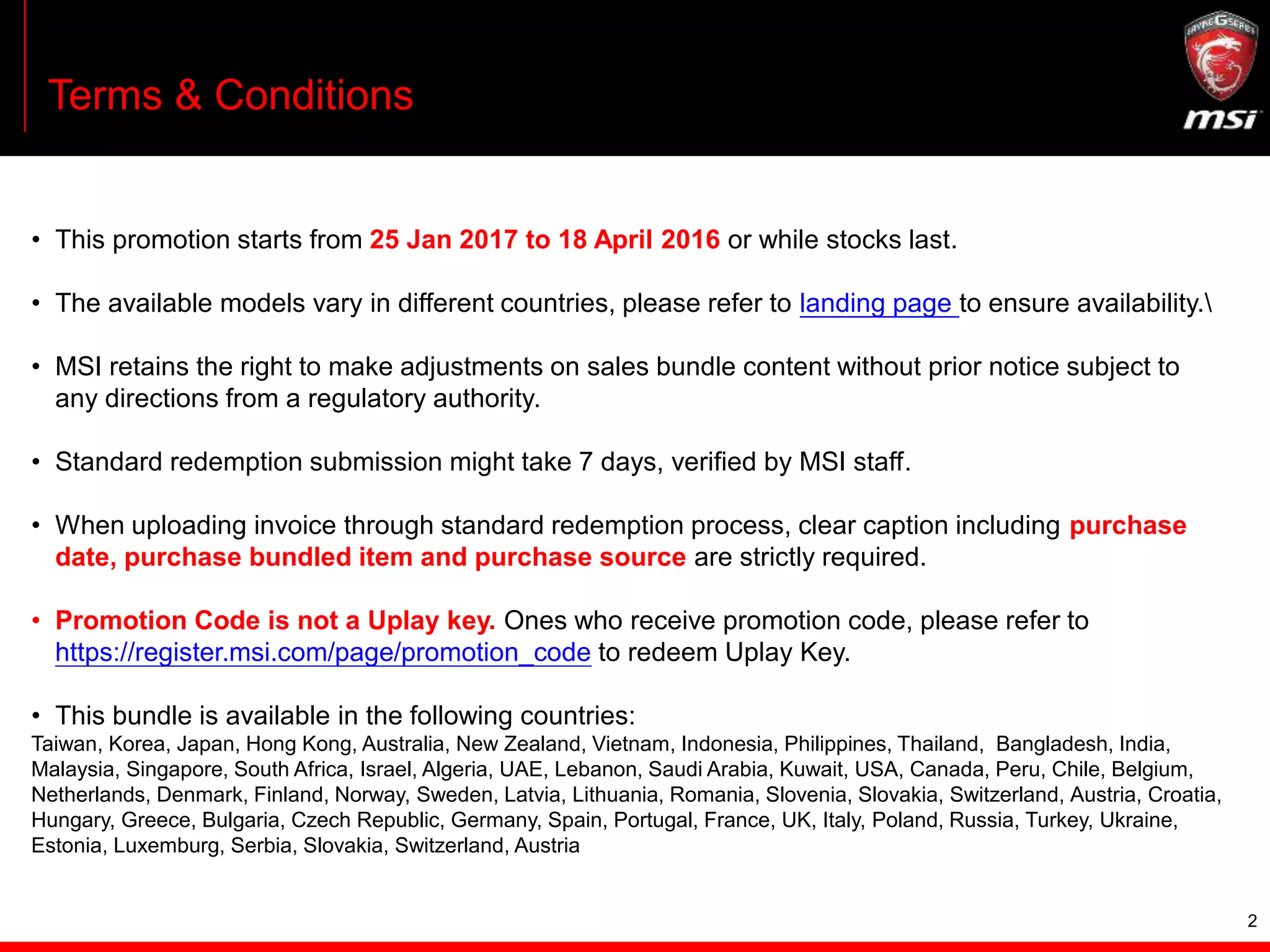 For Honor Game Redemption Instruction | PPTX