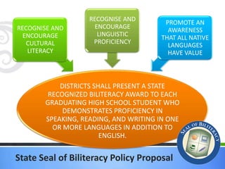 Florida Seal of Biliteracy Policy Proposal | PPT