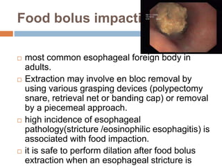 Foriegn body upper GI tract -role of endoscopy. | PPTX | Digestive ...