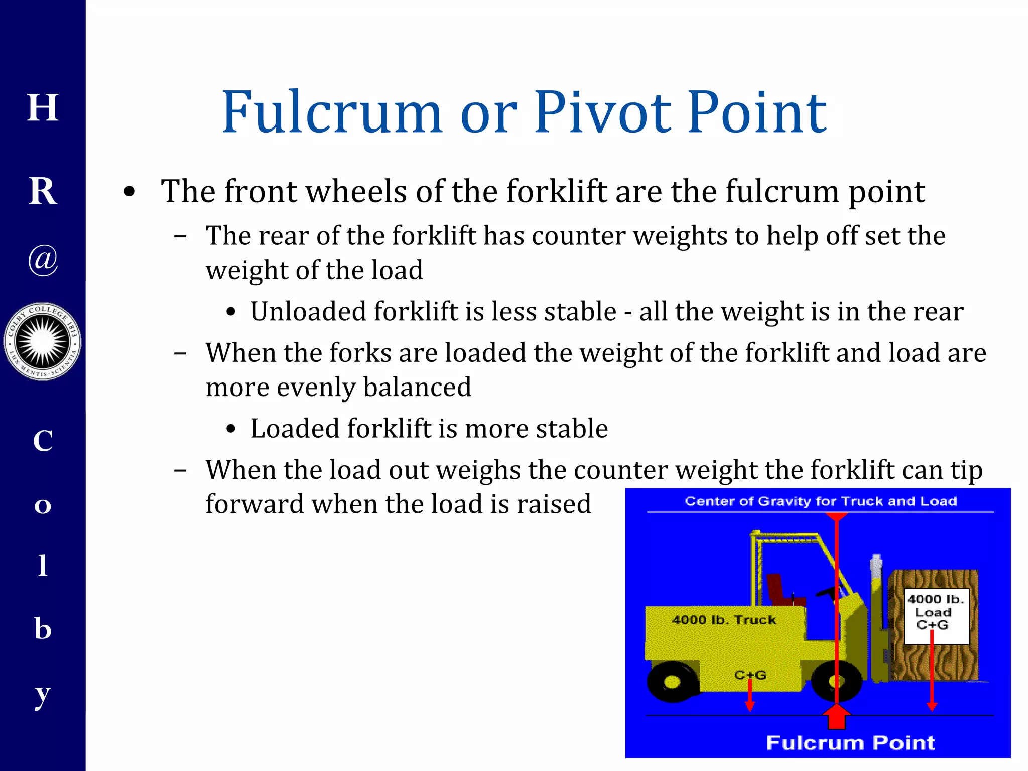 Fork lift Slides | PPT