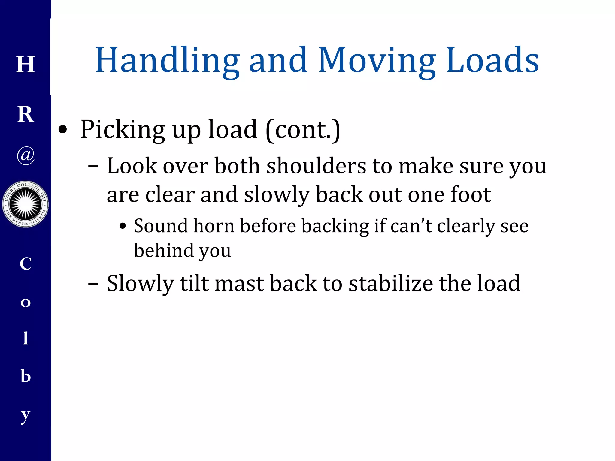 Fork lift Slides | PPT