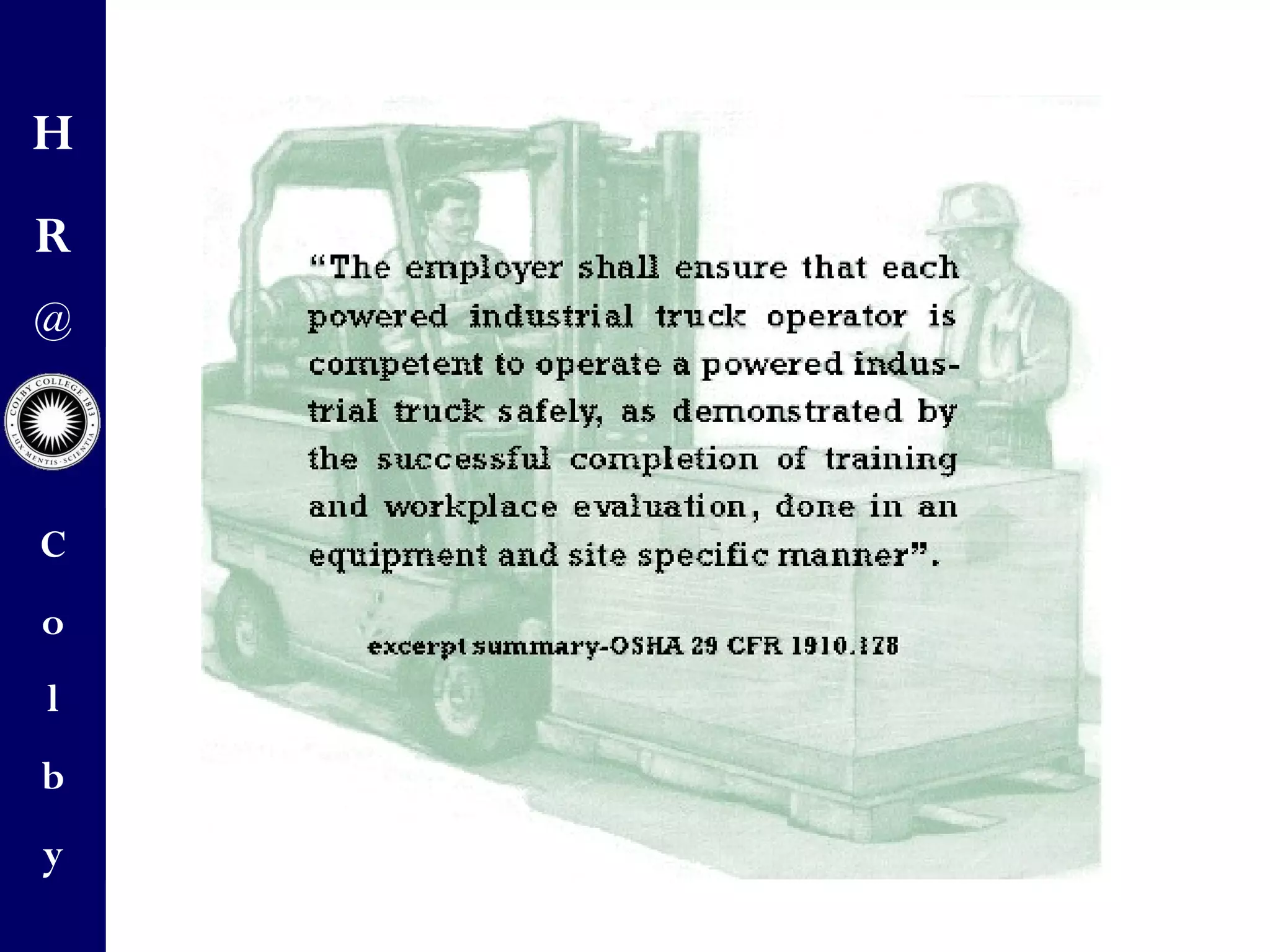 Fork lift Slides | PPT