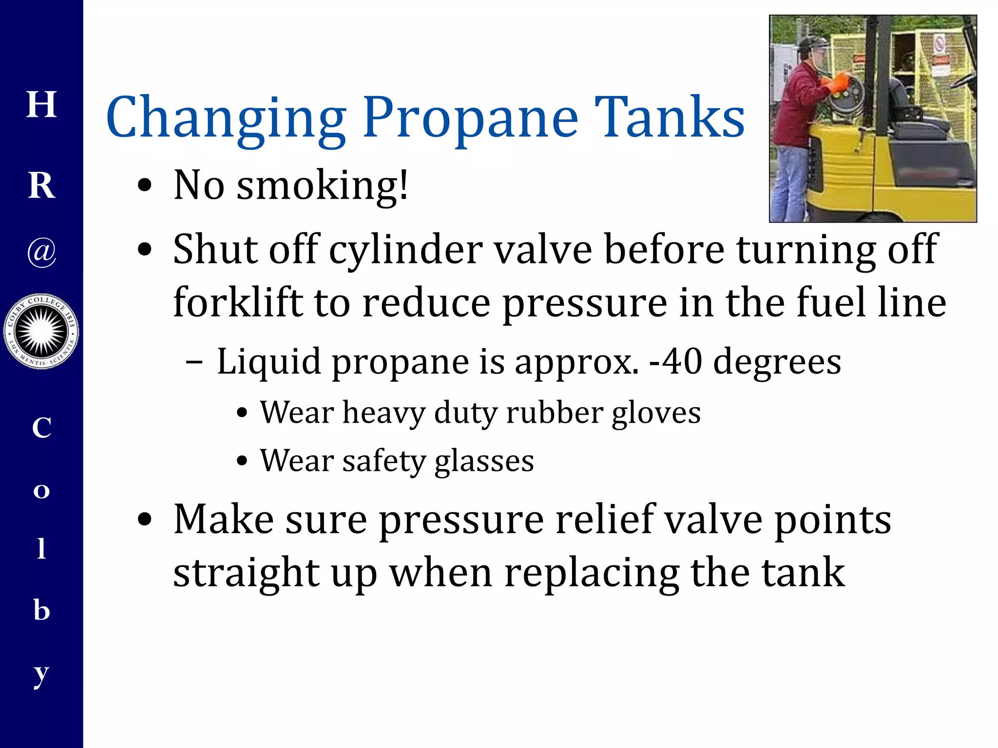 Fork lift Slides | PPT