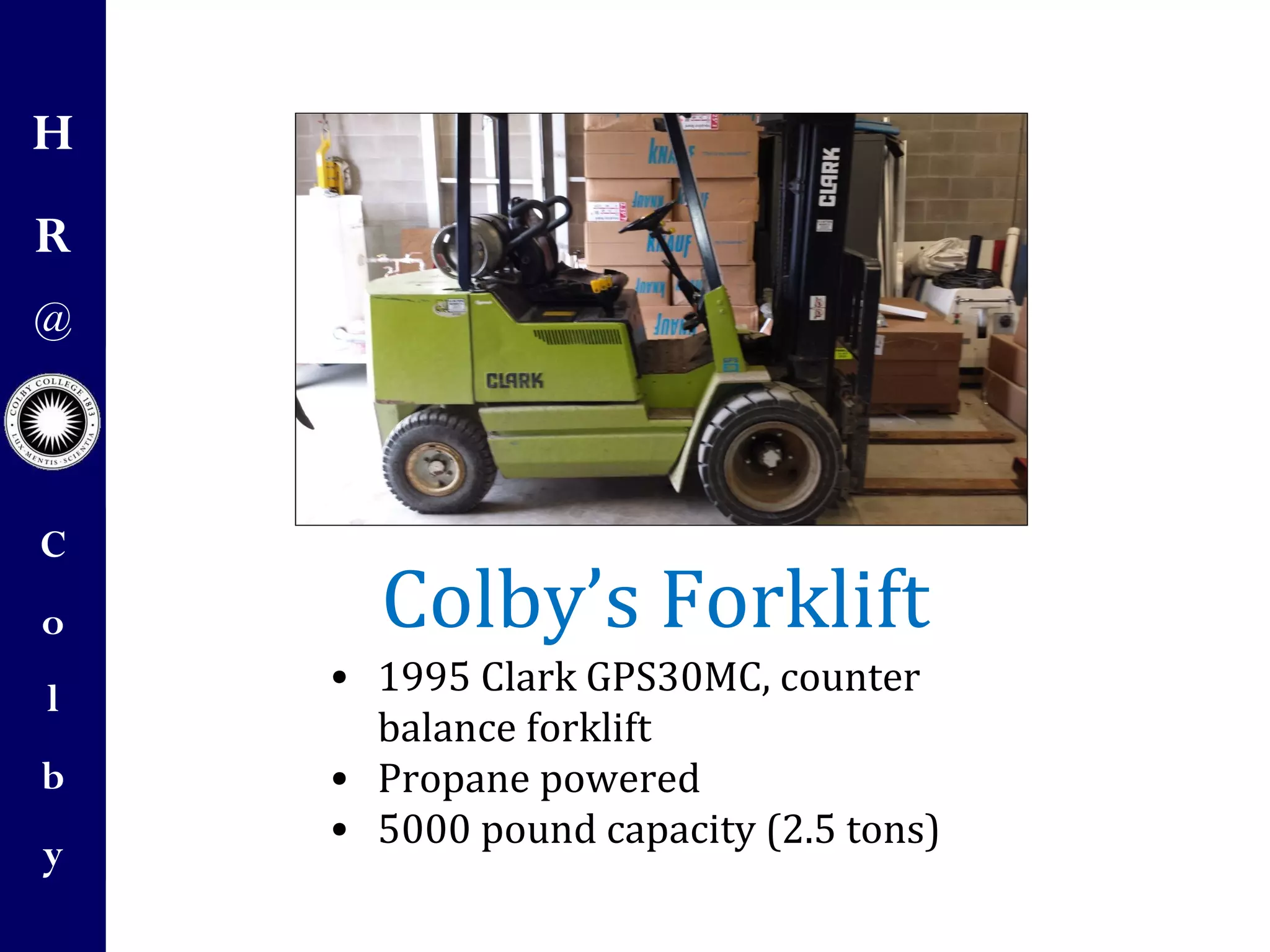 Fork lift Slides | PPT