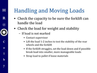 Fork lift Slides | PPT
