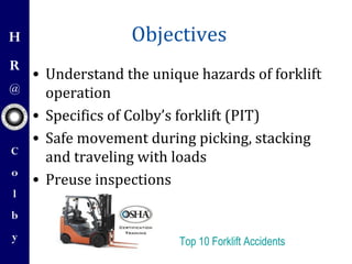 Fork lift Slides | PPT