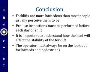 Fork lift Slides | PPT
