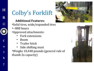 Fork lift Slides | PPT