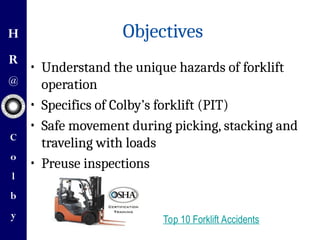 Fork Lift TrainingFork-Lift Training Fork-Lift Training | PPT