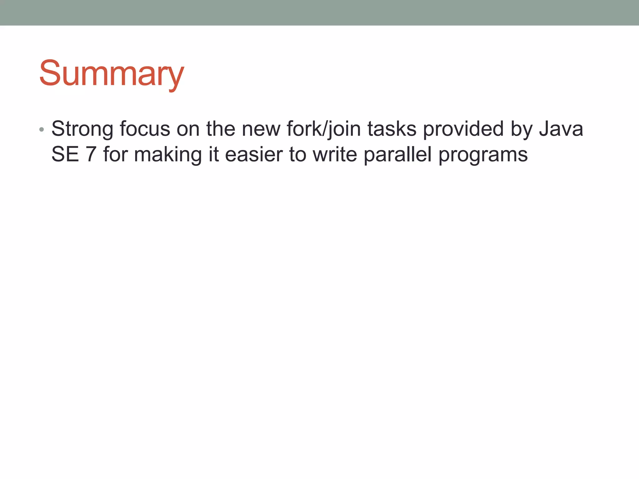 Fork and join framework | PPTX