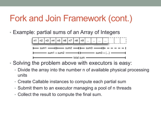 Fork and join framework | PPT