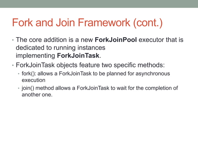 Fork and join framework | PPT