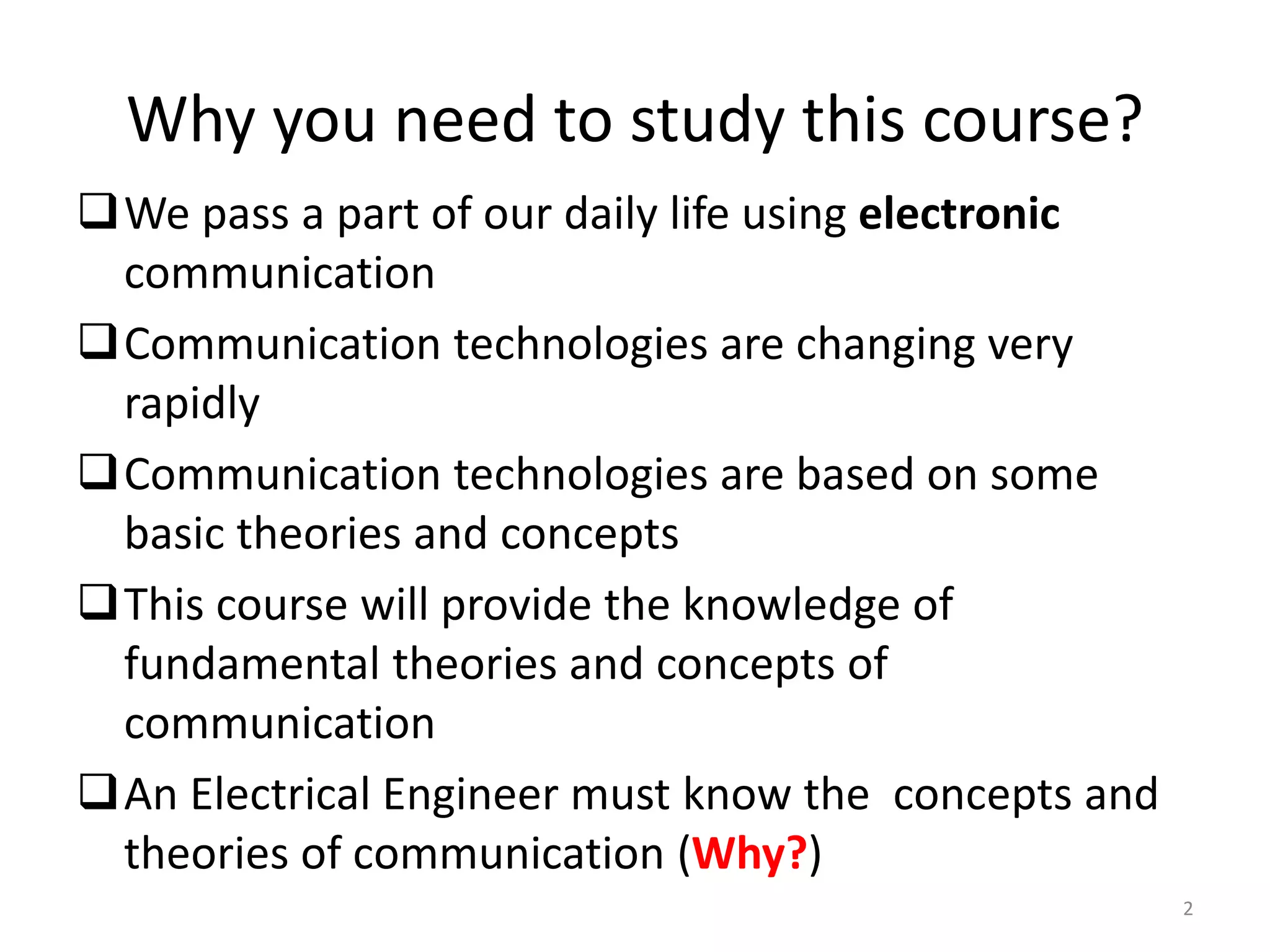 Communication Theory | PPT