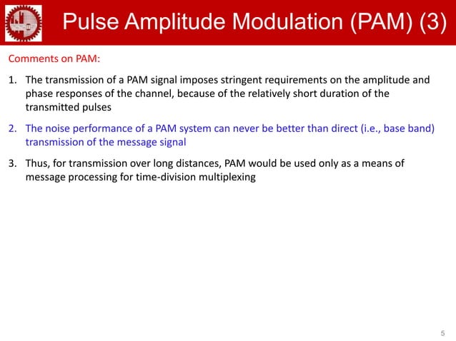 Pulse Modulation | PPTX | Computer Networking | Computing