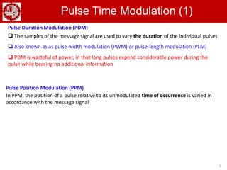 Pulse Modulation | PPTX