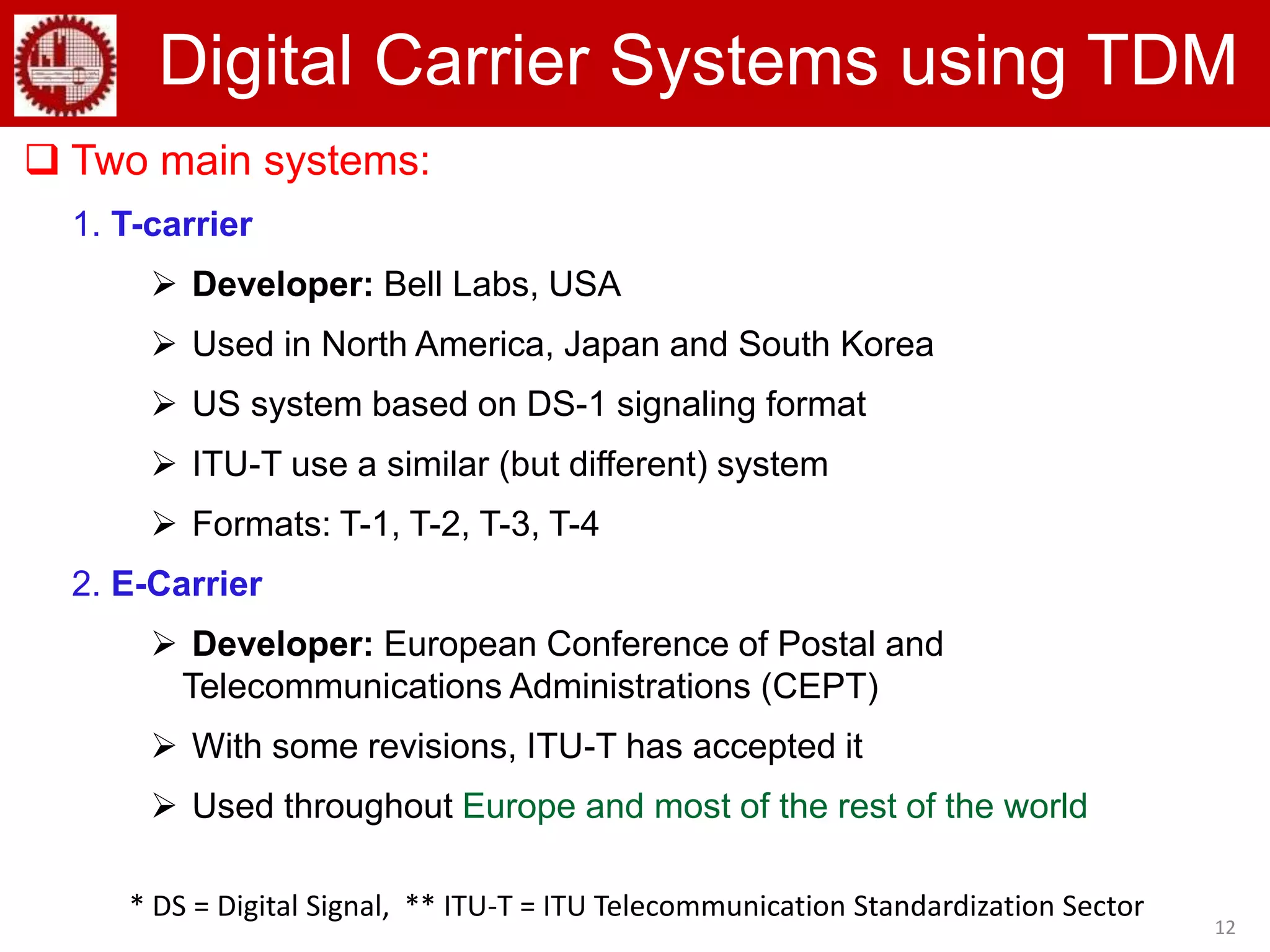 Multiplexing and Multiple Access | PPTX