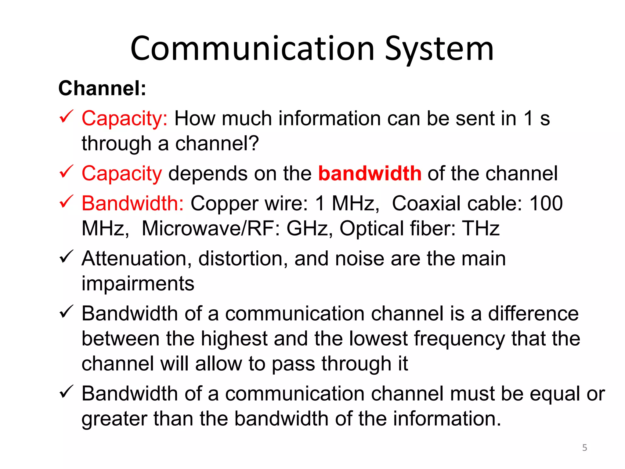 Communication System | PPT | Computer Networking | Computing