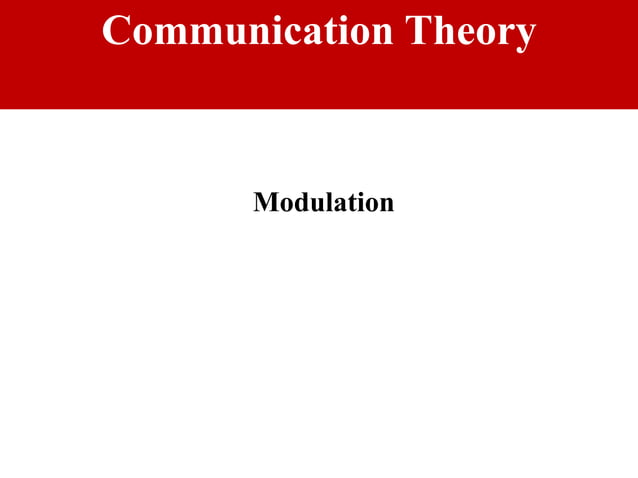 Modulation | PPT
