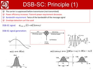 Double SideBand Suppressed Carrier (DSB-SC) | PPTX