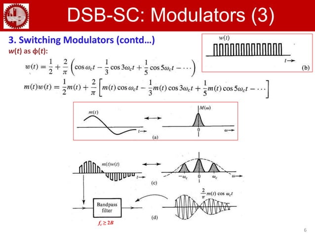Double SideBand Suppressed Carrier (DSB-SC) | PPTX | Technology & Computing