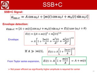 Single Sideband Suppressed Carrier (SSB-SC) | PPTX