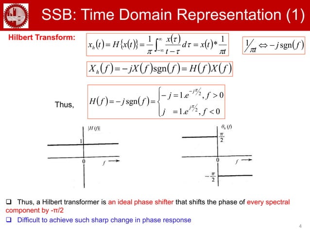 Single Sideband Suppressed Carrier (SSB-SC) | PPTX