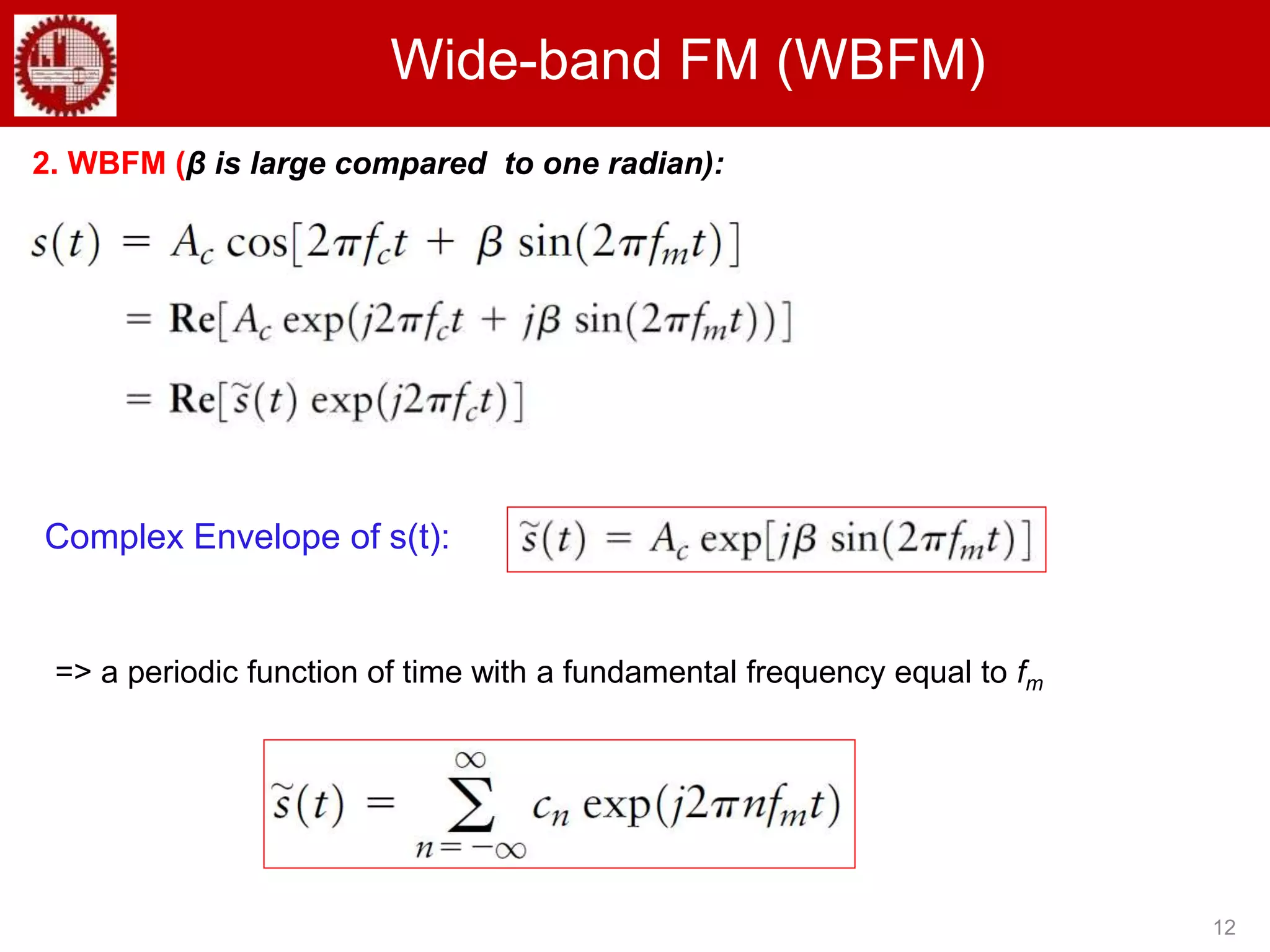 Angle Modulation Pptx Computer Networking Computing