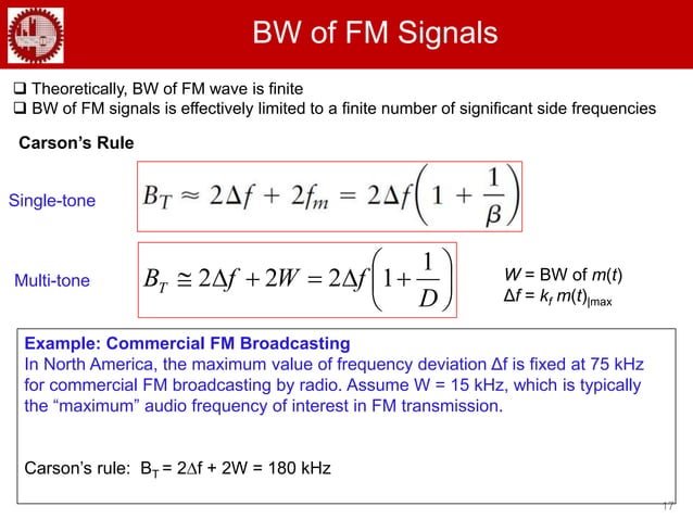 Angle Modulation Pptx Computer Networking Computing