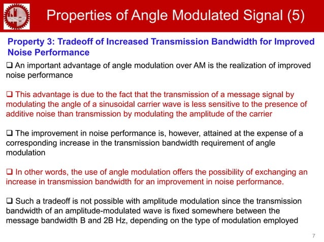 Angle Modulation | PPTX | Computer Networking | Computing