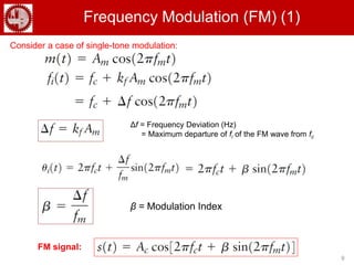 Angle Modulation | PPTX | Computer Networking | Computing