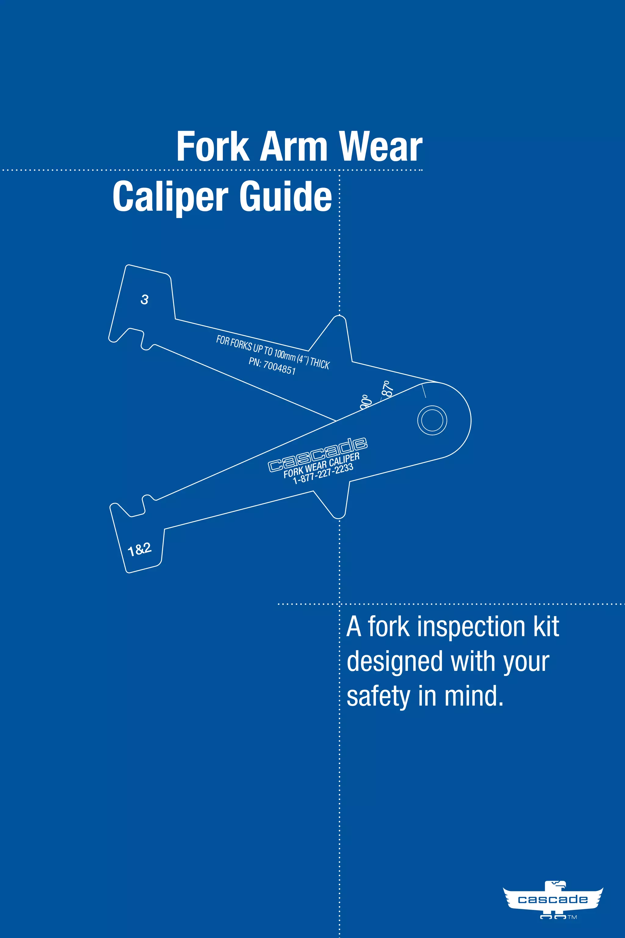 Forklift Fork Maintenance: Caliper Guide from Cascade Corporation | PDF