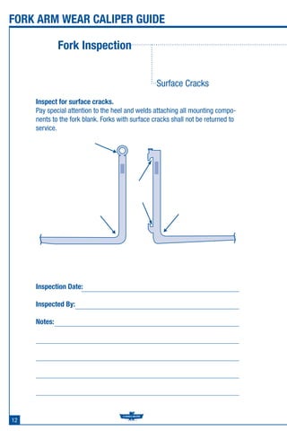 Forklift Fork Maintenance: Caliper Guide from Cascade Corporation | PDF