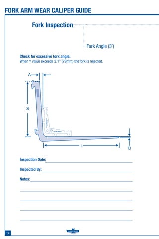 Forklift Fork Maintenance: Caliper Guide from Cascade Corporation | PDF