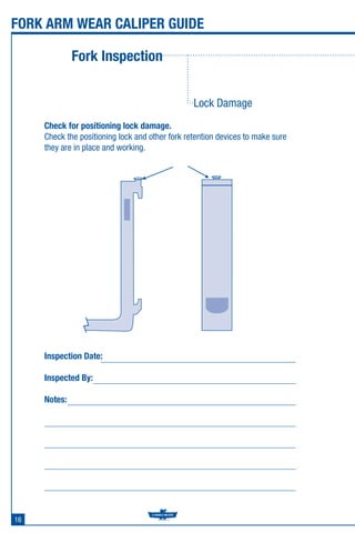 Forklift Fork Maintenance: Caliper Guide from Cascade Corporation | PDF