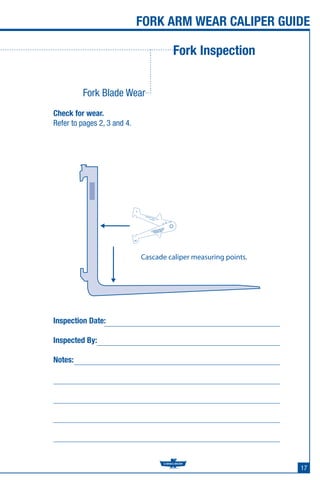 Forklift Fork Maintenance: Caliper Guide from Cascade Corporation | PDF
