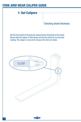 Forklift Fork Maintenance: Caliper Guide from Cascade Corporation | PDF