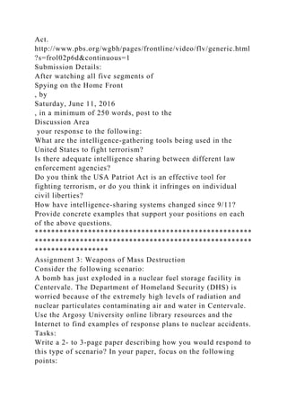 For Kim Woods OnlyAssignment 2 Intelligence Gathering.docx | First Aid ...