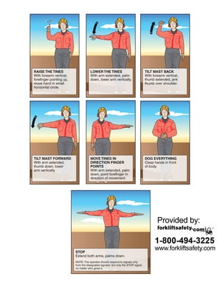 Forklift hand signal | PDF