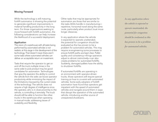 Forklift automation report | PDF