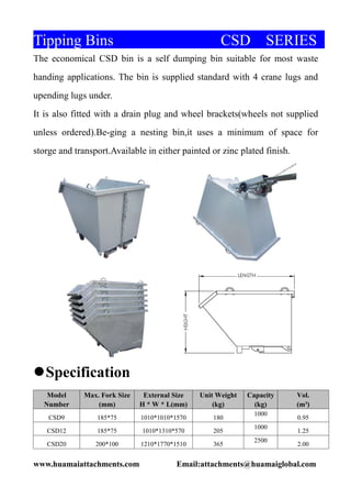 Forklift bucket | PDF