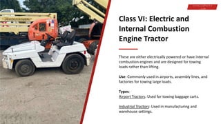 Forklift Classes Overview by Intella Parts | PPTX